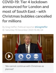 🇬🇧 More lockdown restrictions as areas of the U.K. go in to Tier 4 ...