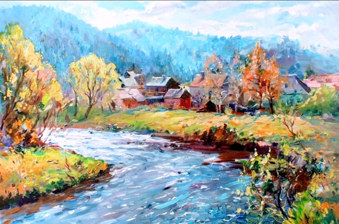 To the River by Edgar Allan Poe. Fair river! in thy bright, clear flow ...