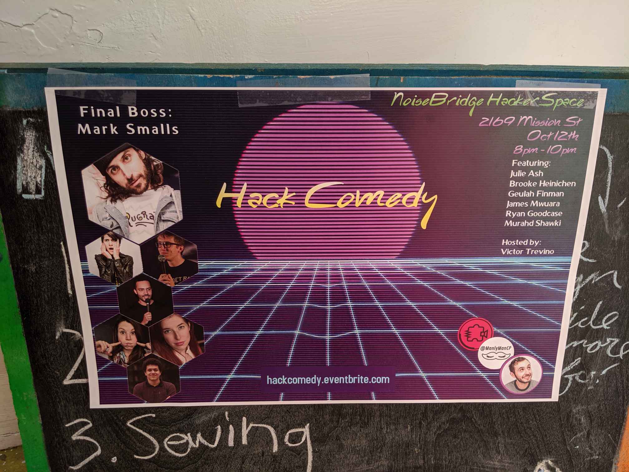 getting ready for a HACK COMEDY night tonight in San Francisco. where ...